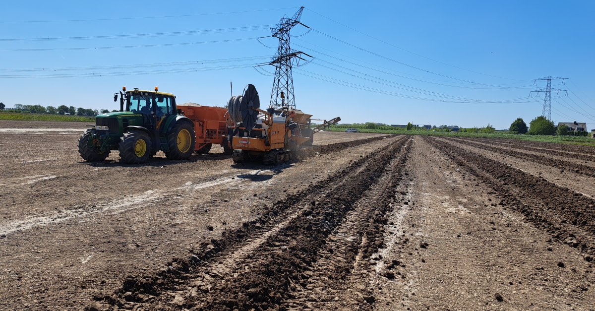 Een prachtige dag voor peilgestuurde drainage! | Gebr. Van Kessel